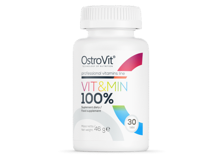 OstroVit VIT&MIN 100%, 30 tablečių - Vitabox.lt